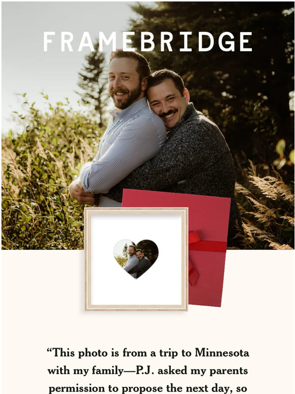 Framebridge: Something special for someone special | Milled