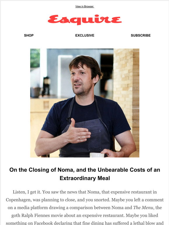 Esquire: The Unbearable Costs of Fine Dining | Milled