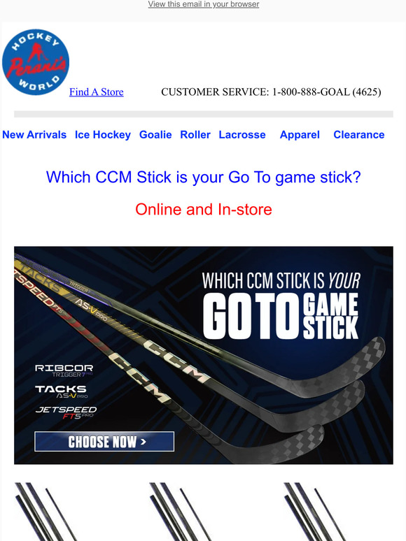 Perani's Hockey World: Which CCM Stick is your Go To game stick? | Milled