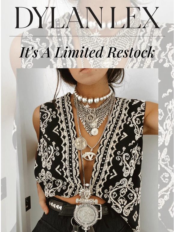 DYLANLEX: Back in stock faves | Milled