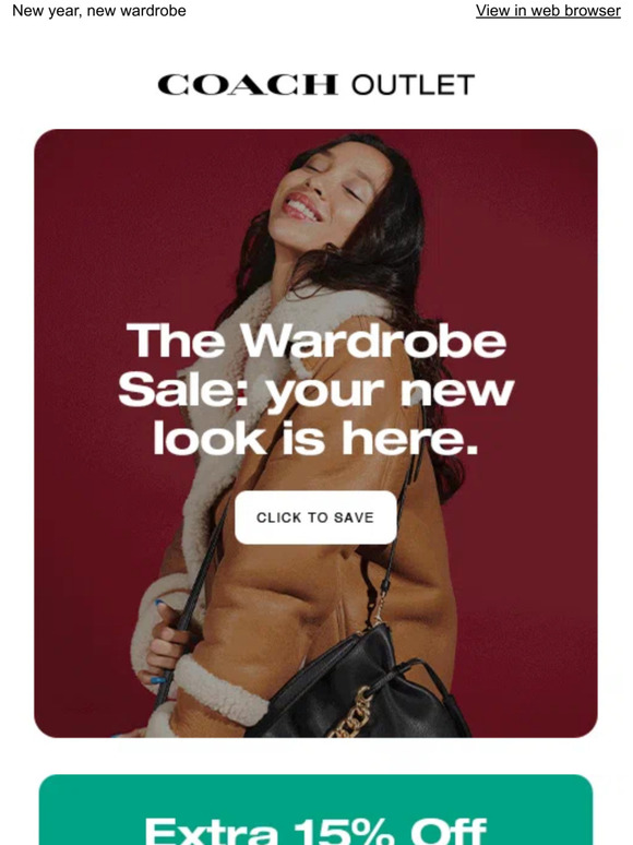 Coach Outlet: Final Announcement For This Wardrobe Sale | Milled