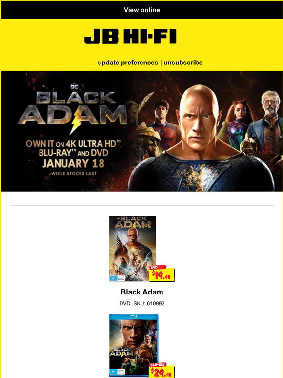 jbhifi.com.au: Black Adam - Out Now! | Milled