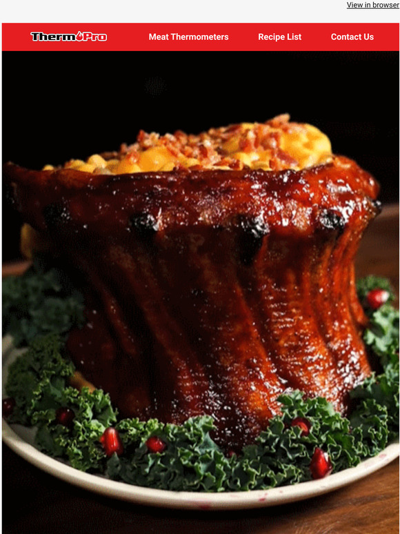 ThermoPro: Cheesy🧀Savory🍗 Rib Crown Mac & Cheese | Milled