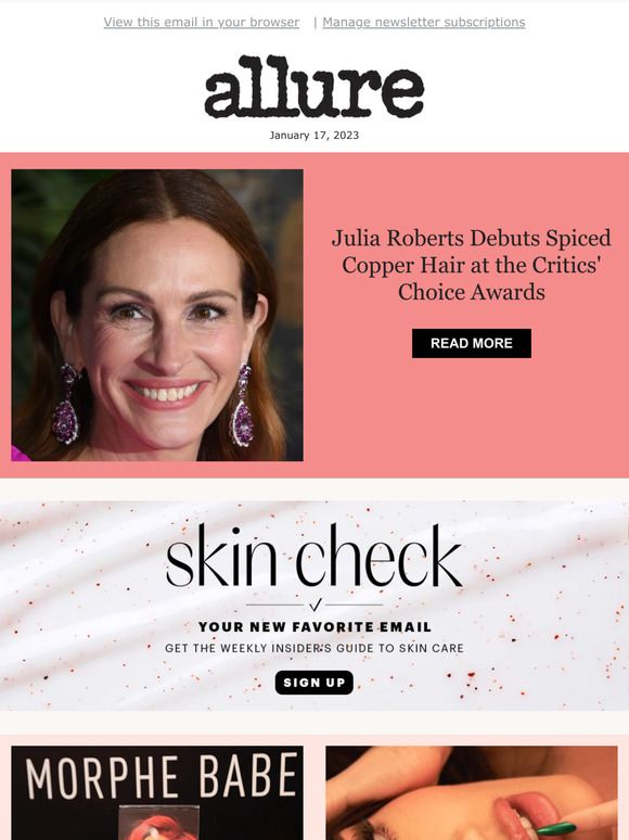 Allure Beauty Box: Julia Roberts Dyed Her Hair a Gorgeous Shade of ...