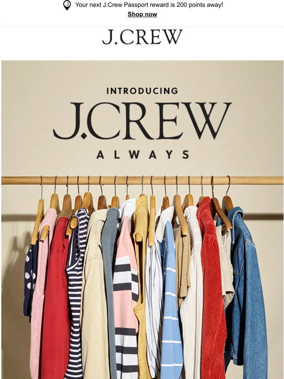 J.Crew: Introducing J.Crew Always, our new resale program | Milled
