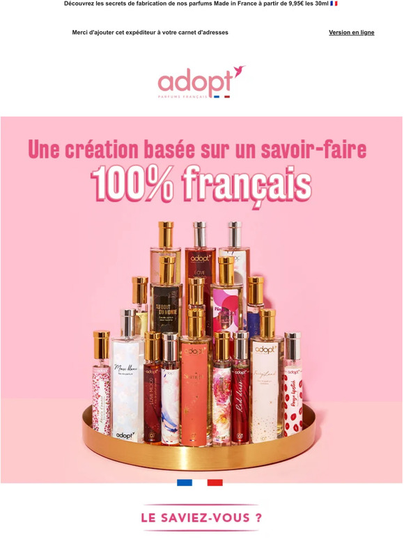 Adopt: Tout, tout, tout, on vous dit tout sur nos parfums ! | Milled