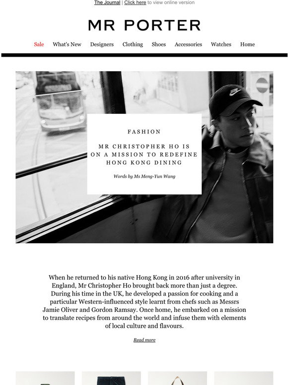 Mr. Porter US: Meet the Instagram-famous chef making waves in Hong Kong ...