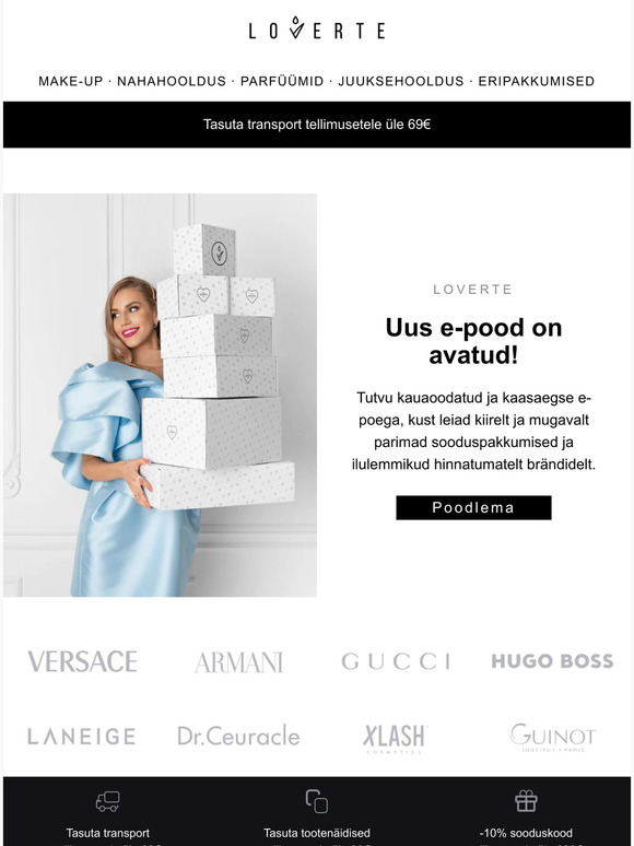 Loverte: Loverte uus e-pood on avatud! | Milled