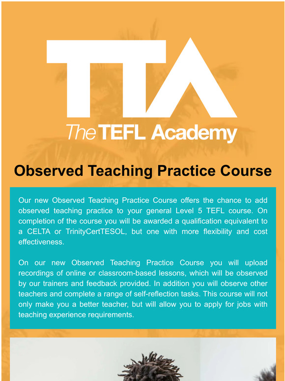 The TEFL Academy: Develop your teaching skills with TTA Observed ...