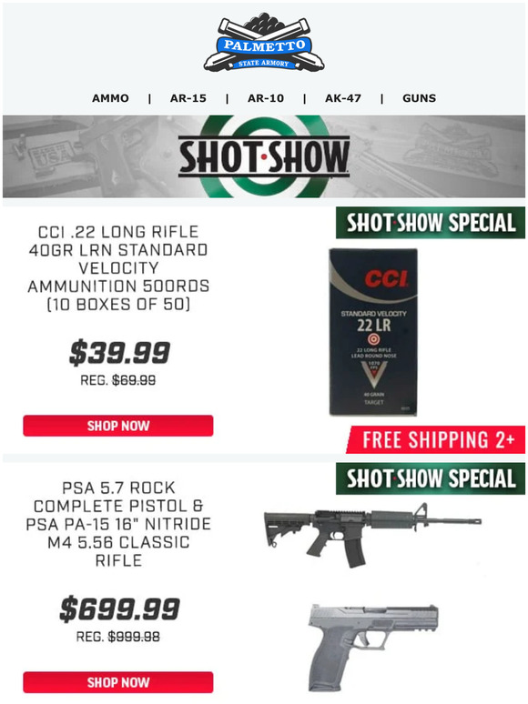 Palmetto State Armory: Classic PSA M4 Rifle & 5.7 Rock For Only $699.99 ...