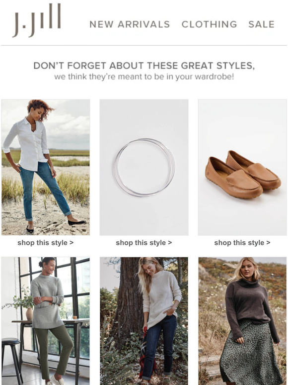 J.Jill: These styles deserve a second look. | Milled