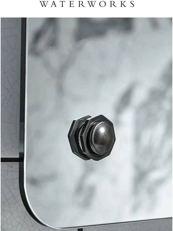 Waterworks: In Stock: Brilliant Bath Mirrors | Milled