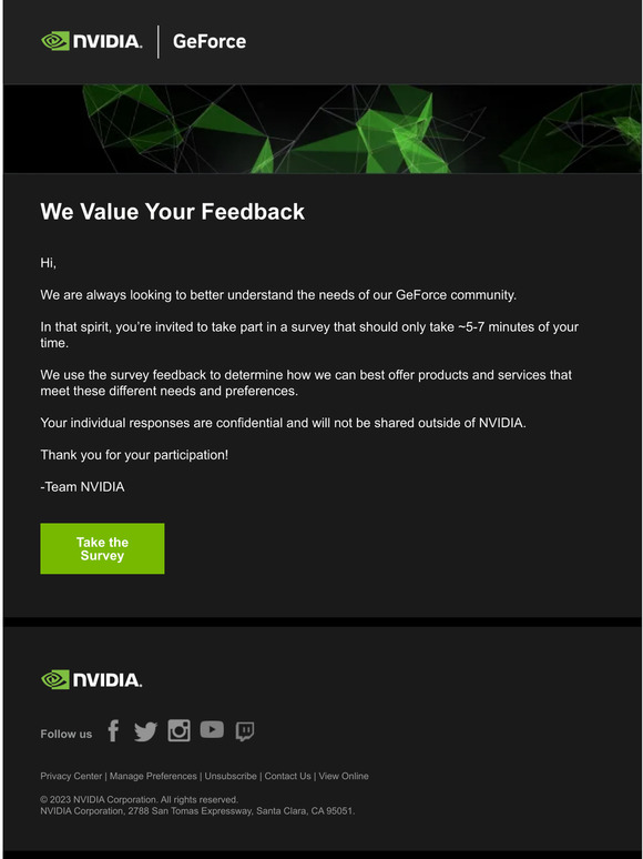 Nvidia: Tell us what matters to you | Milled