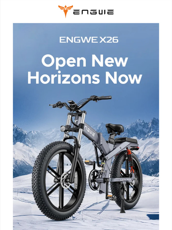 Engwe: Explore Winter Fun With ENGWE Beast🚴🚴 | Milled