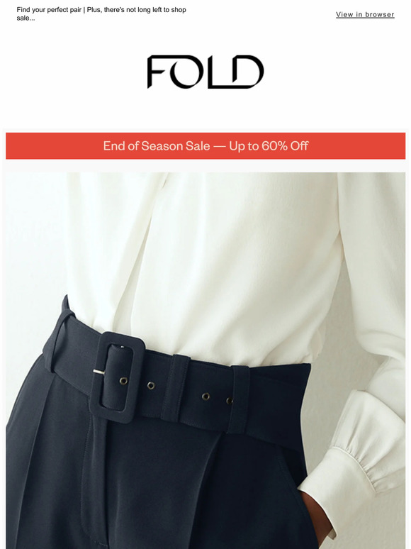 The Fold: The Ultimate Trouser Guide | Milled