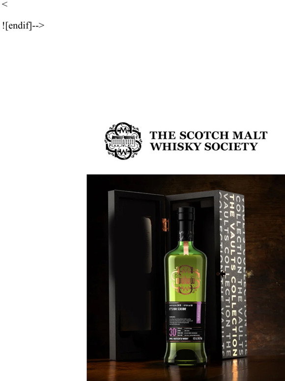 The Scotch Malt Whisky Society: Vaults Collection Release – Cask No. 38 ...