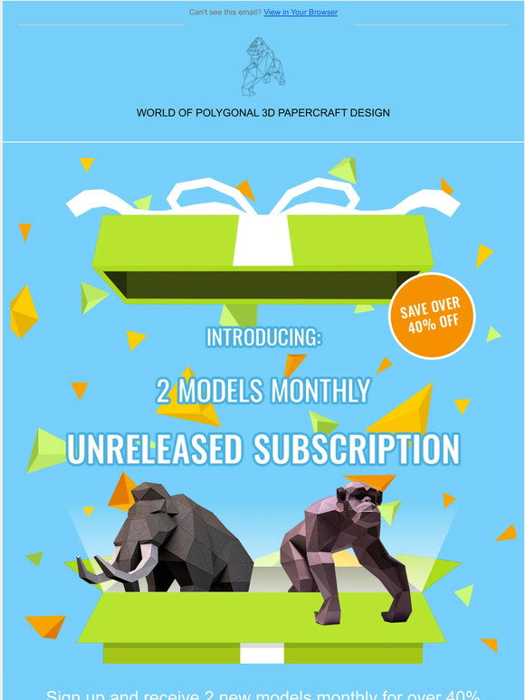 PaperCraft World: Get 2 New Models Every Month 🥳 | Milled