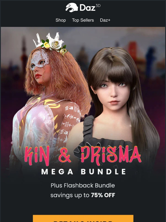 DAZ 3D: Kin and Prisma Mega Bundle | Milled
