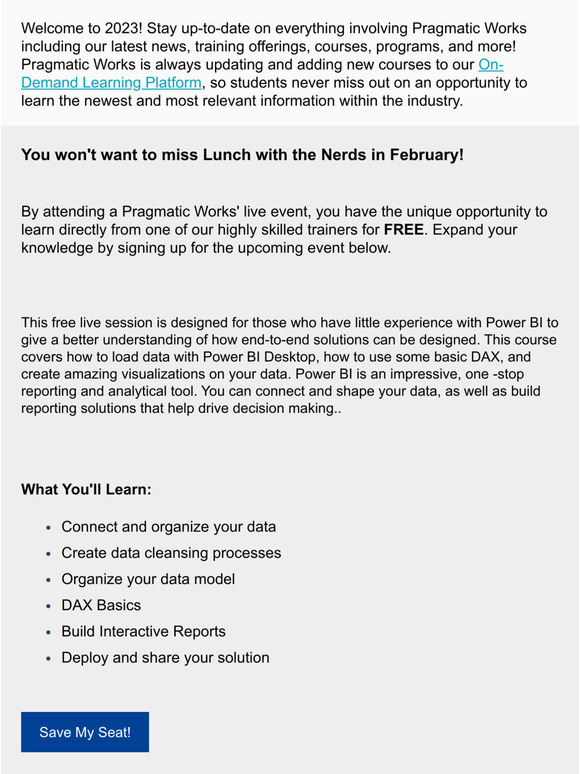 Pragmatic Works: Make professional development a top priority in 2023 ...