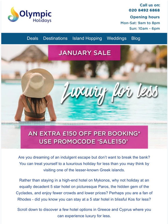 Olympic Holidays Ultimate Adult Only Holidays For 2023 Milled