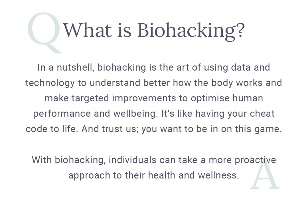 Gp Nutrition: Biohacking, and why you need this in your life | Milled