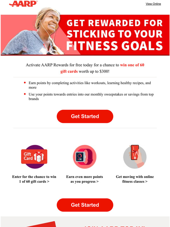 AARP: —, Your Chance to win a $300 gift card! | Milled