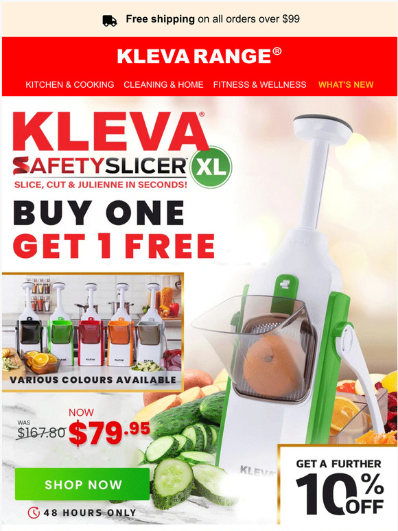 Kleva Range: Buy 1 Safety Slicer & Get 1 Free 😍 | Milled