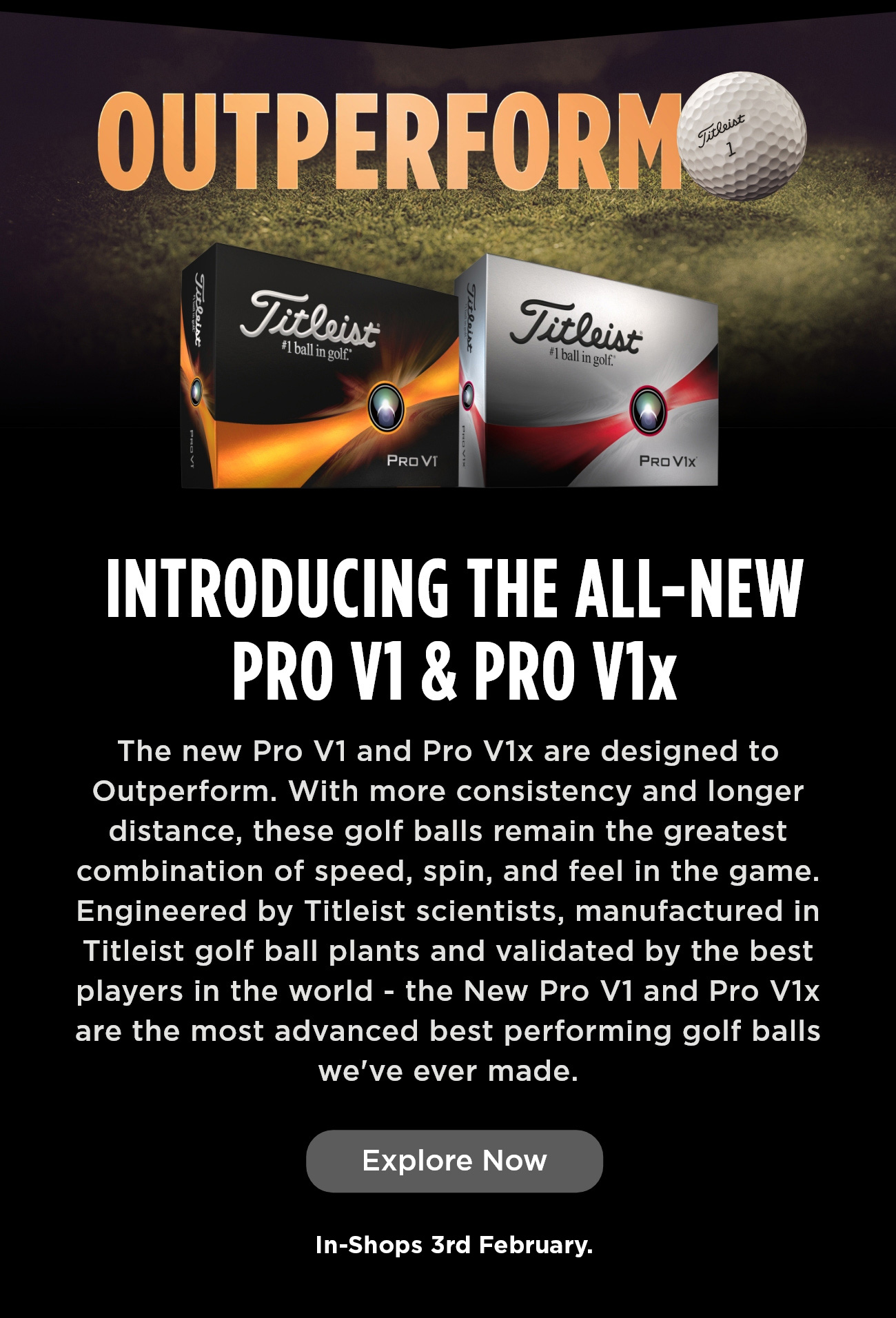 Titleist: Introducing the All-New Pro V1 and Pro V1x | Milled