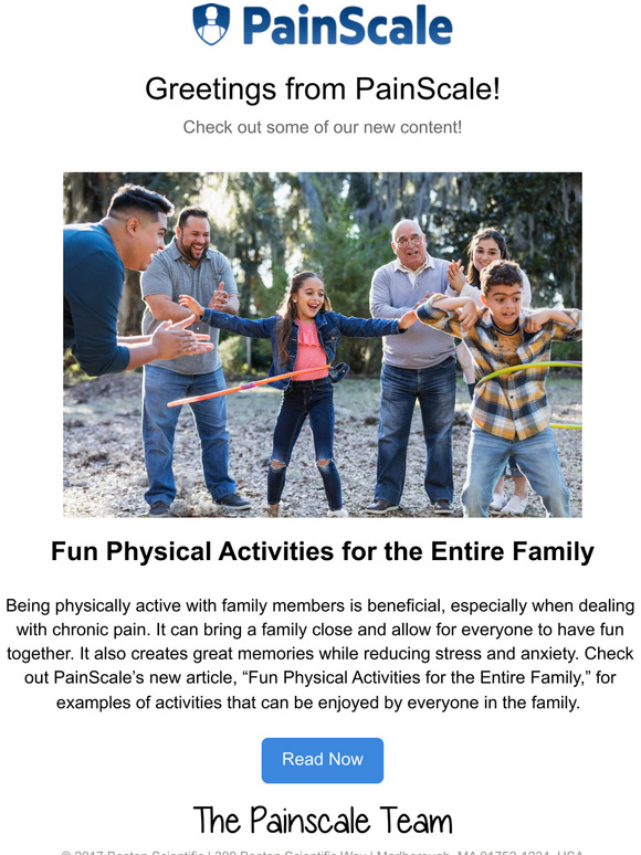PainScale: Fun Physical Activities for the Entire Family | Milled