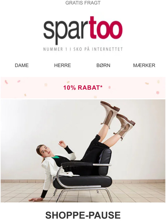 Spartoo: 10 % rabat her og nu, er du klar til at lade dig friste af ...