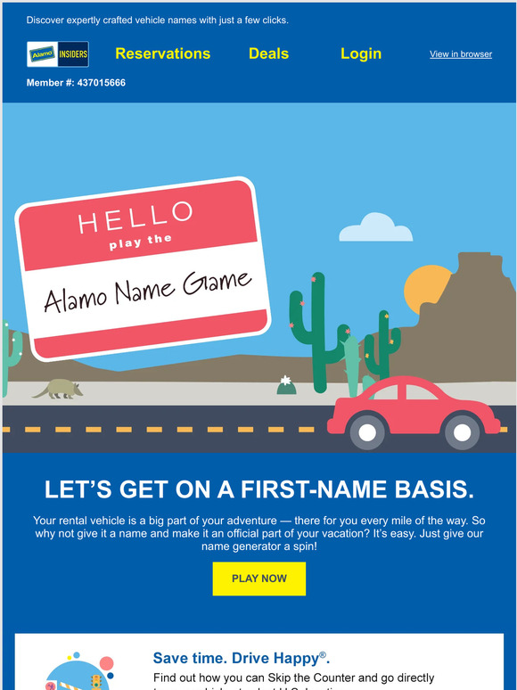 Alamo: —, go for a spin! Try our name generator to find the perfect ...