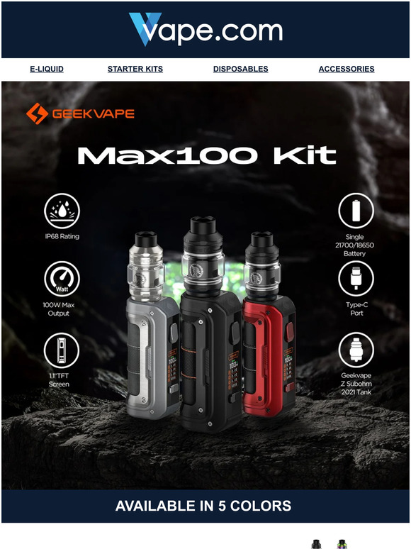 Vape: NEW! GEEKVAPE MAX100 AEGIS MAX 2⚡ | Milled