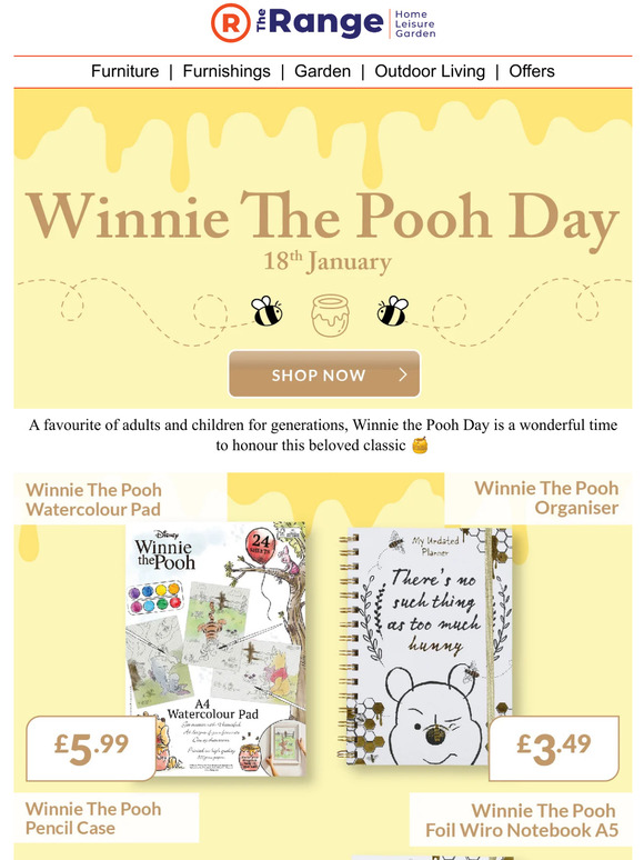 The Range: 💛🍯 Winnie The Pooh Day 🍯💛 | Milled