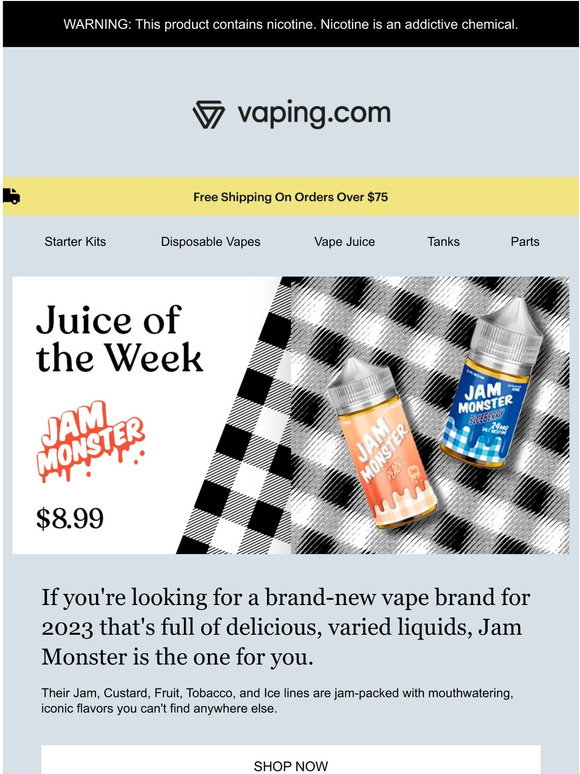 Vaping: Shop our Juice of the Week for just $8.99 💸 | Milled