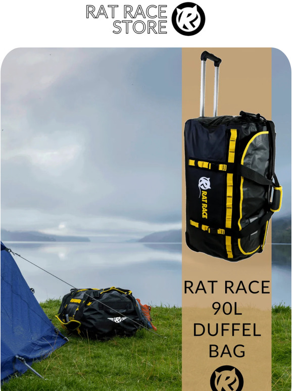 Rat Race Adventures: Rat Fans Exclusive – 90L Duffel Bag. | Milled