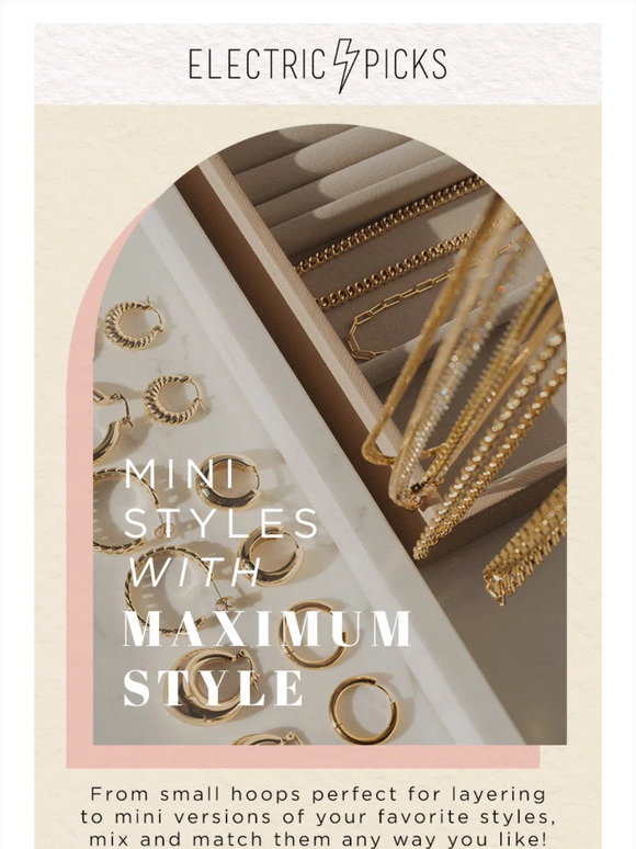 Electric Picks: Mini Styles With Maximum Style! 😉💎 | Milled