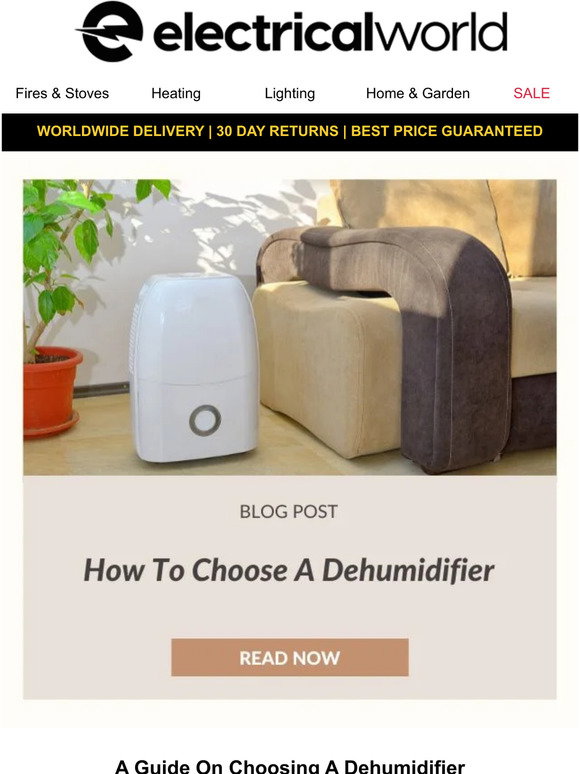 Electrical World: Guide: How to Choose A Dehumidifier | Milled