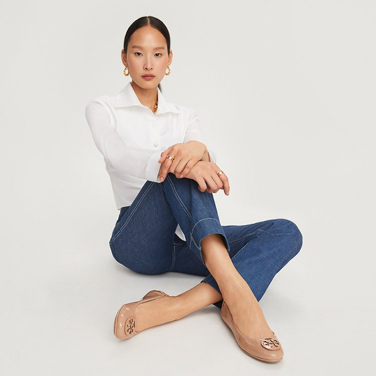 Tory Burch: The Minnie Travel Ballet | Milled