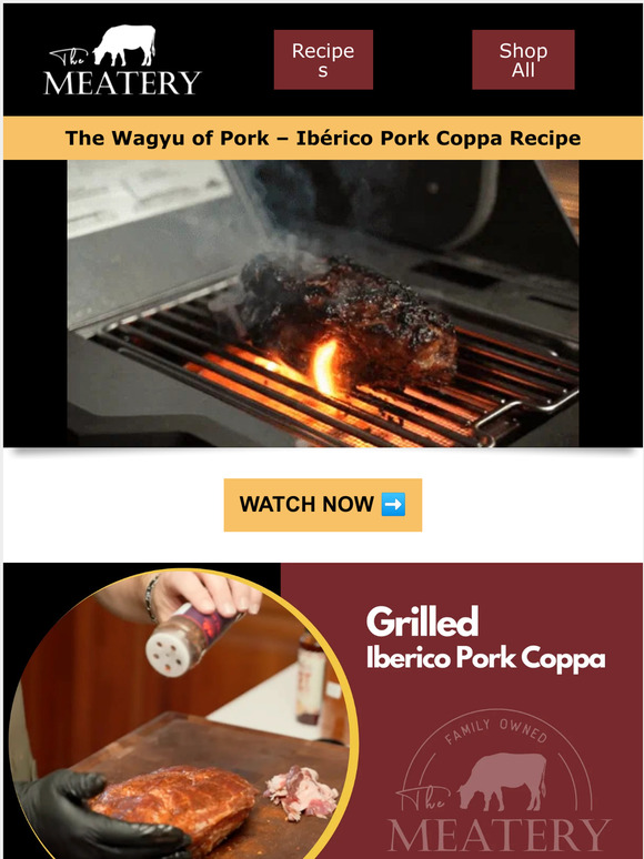 The Meatery: 🔥 New Recipe: The Wagyu of Pork – Ibérico Pork Coppa | Milled