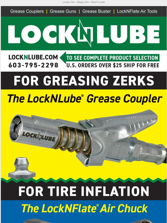 LockNLube: LockNLube's Locking Couplers make your maintenance jobs ...