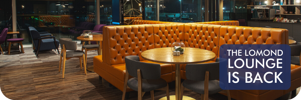 Glasgow Airport: The Lomond Lounge is back — 🥂 | Milled