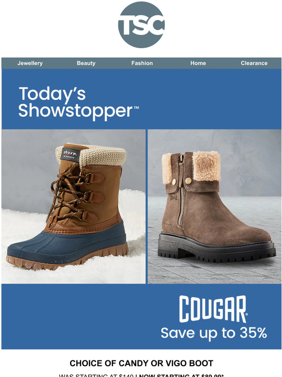 The Shopping Channel: Double Today’s Showstopper™ - Cougar & Arctic ...