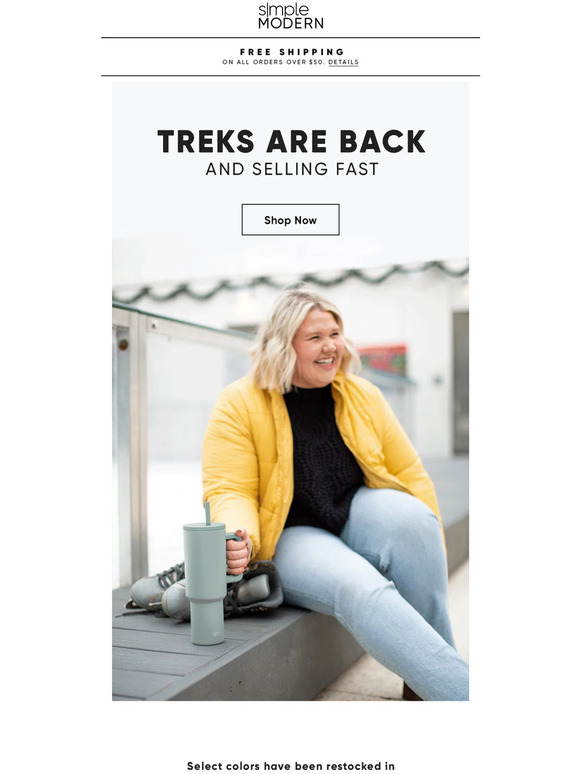 Simple Modern: Trek tumbler back in stock! | Milled