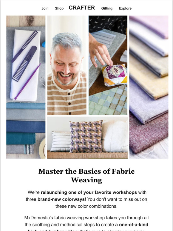 The Crafter's Box: [Master the Basics of Fabric Weaving with NEW ...