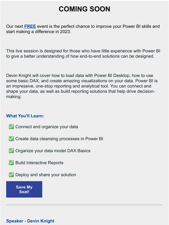 Pragmatic Works: 📣Grow Your Power BI Skills With Our Free Live Event📣 ...