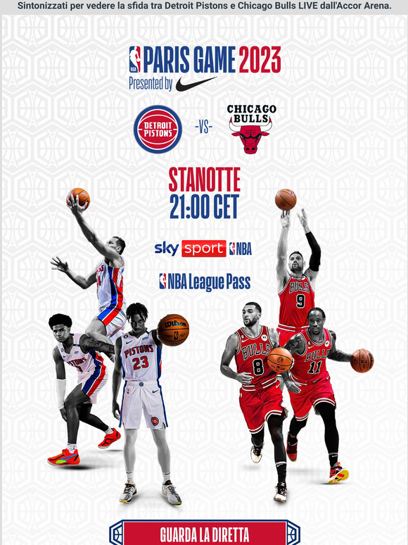 NBA Store: Guarda l'NBA Paris Game 2023 su Sky Sport NBA e NBA League Pass! | Milled