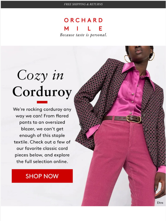 Orchard Mile: The most iconic fall/winter textile… | Milled