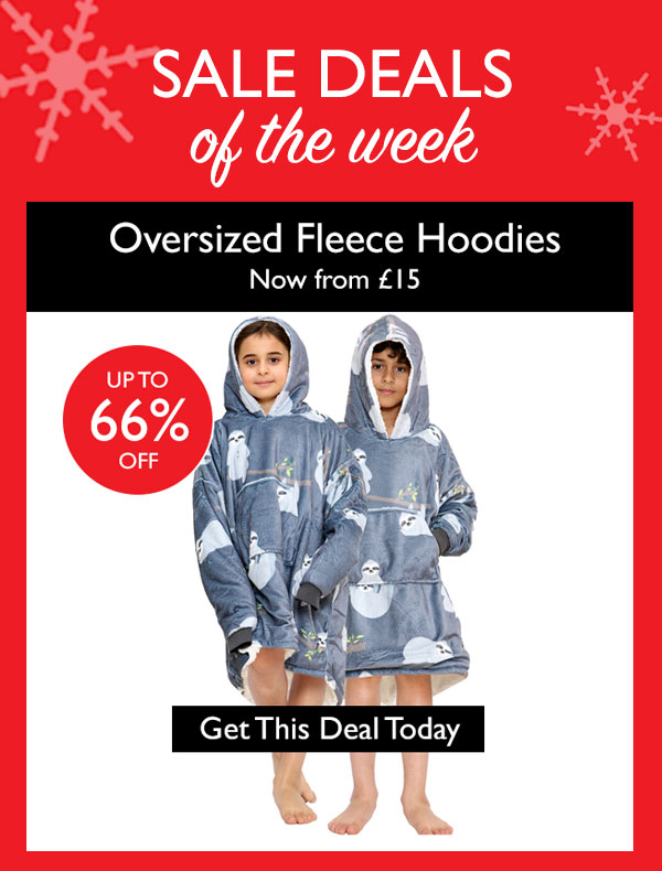 Julian Charles: Get cosy in oversized hoodies - now from £15! | Milled