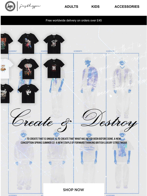 Hype: Meet the Create & Destroy Collection | Milled