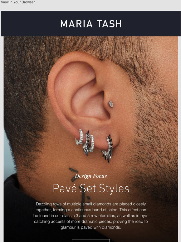 MARIA TASH: Design Focus: Pavé | Milled